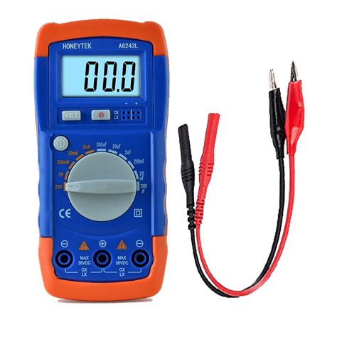 Honeytek A6243l Digital Inductance Meter Electronic Capacitance Tester Inductance Capacitor