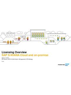 Licensing Overview SAP S 4HANA Cloud And On Premise Licensing