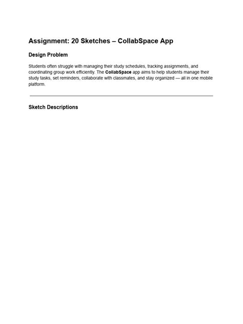 Graded Assignment Assignment 1 20 Sketches Pdf Software Computing