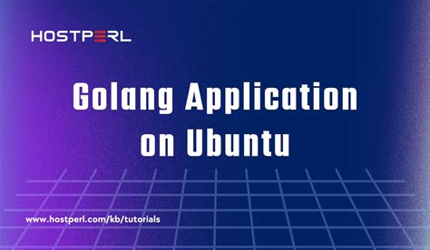 deploy golang application on ubuntu 24 04 hostperl