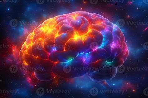 Vibrant Neural Network Concept In A Cosmic Setting For Sci Fi And Tech Design 54928908 Stock