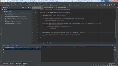 Build Failed · Issue 3 · Resocoderdatabinding With Livedata Tutorial