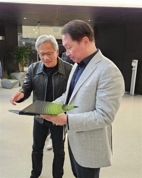 Ai 황제 젠슨황 최태원 만나나ces 회동에 쏠린 눈