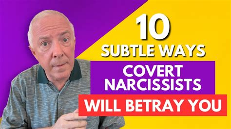 10 Subtle Ways Covert Narcissists Will Betray You - YouTube