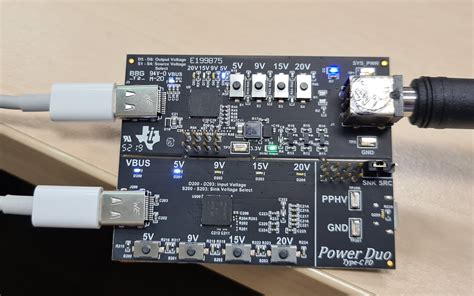 Usb C Pd Duo Evm Unable To Supply 20v From Source To Sink Interface