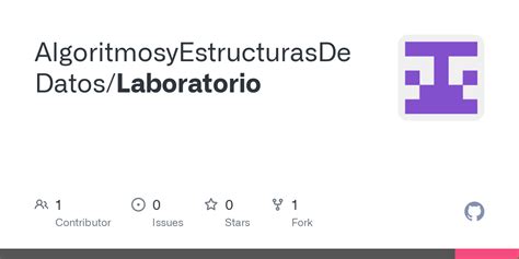 GitHub AlgoritmosyEstructurasDeDatos Laboratorio