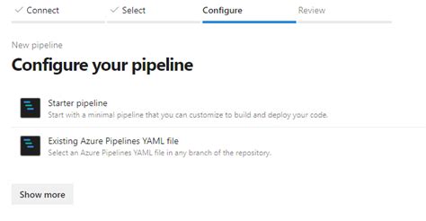 Net Configuration Step In Creating New Azure Pipeline Is Blank