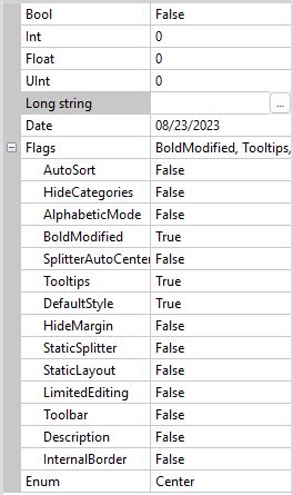 Class PropertyGrid AlterNET UI Documentation