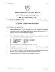 Calculus Analysis Exam Instructions Questions Course Hero