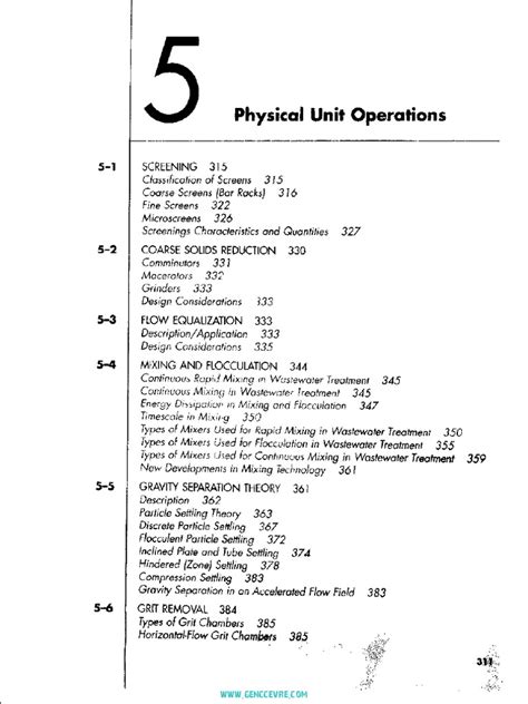 Chapter 5 Physical Unit Operations Pdf