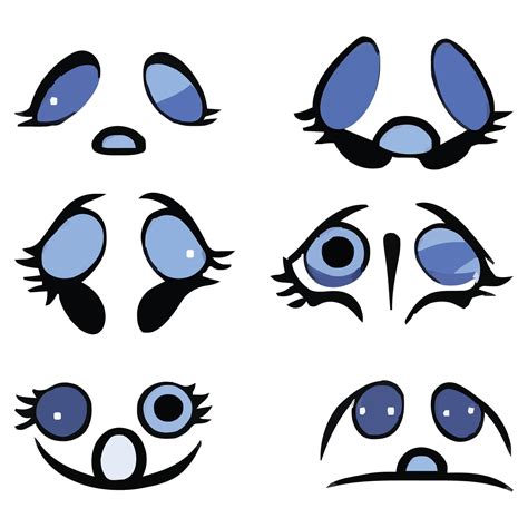 Set Of Different Eyes Expressions 43384469 Vector Art At Vecteezy