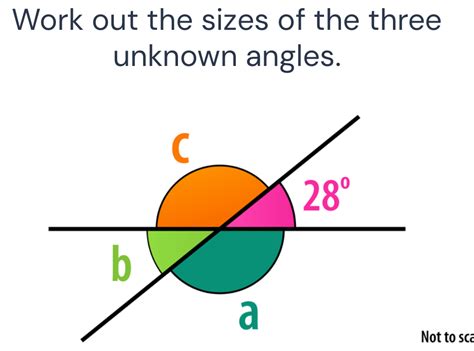 solved work out the sizes of the three unknown angles ot to sca [math]