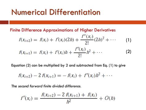 the taylor series and numerical differentiation ppt download