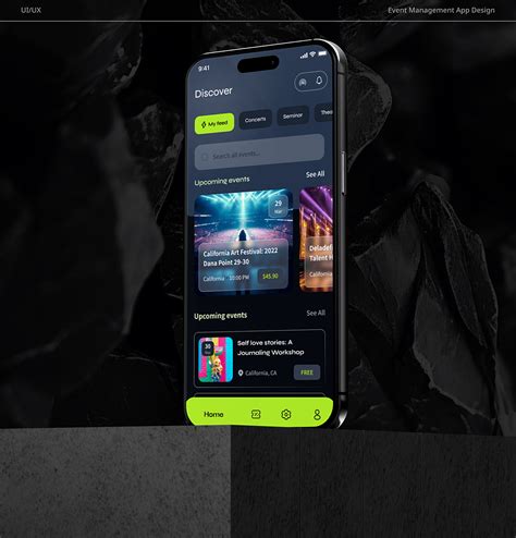 Event Booking Mobile App UI Design Behance