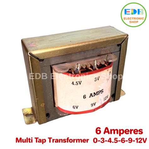 6a 3v 45v 6v 9v 12v Transformer 6amperes Input 220vac Output Ac