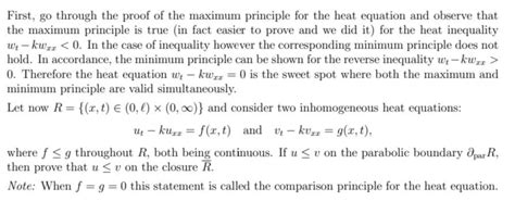 first go through the proof of the maximum principle