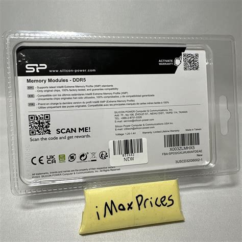 Silicon Power Value Gaming Ddr5 32gb 2x16gb 6000mt S Pc5 48000 New Ebay