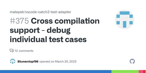 Cross Compilation Support Debug Individual Test Cases Issue Matepek Vscode Catch