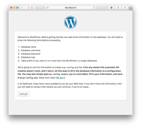 Hosting Wordpress On Raspberry Pi Part 3 Setup Wordpress E Tinkers