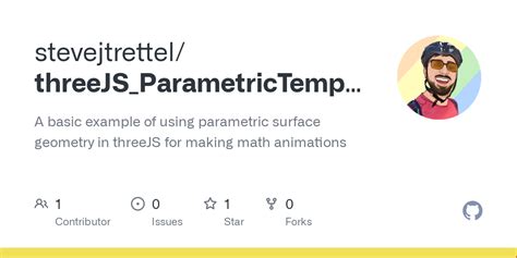 GitHub Stevejtrettel ThreeJS ParametricTemplate A Basic Example Of Using Parametric Surface