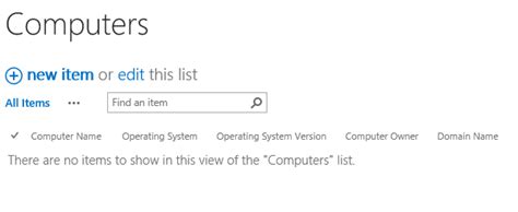 How To Import Computer Information From Active Directory To A Sharepoint List Sharepoint Ad
