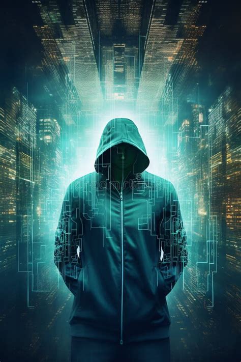 Cybersecurity Concept Padlock Circuit Board Data Center Stock Image Image Of Wireframe Lock