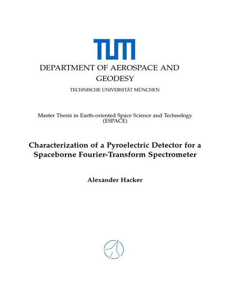 Characterisation Of A Pyroelectric Detector Pdf Ferroelectricity Characterisation Of A Pyroelectric Detector Pdf Ferroelectricity