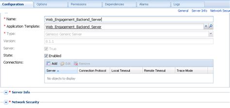 Documentationgwedeploymentconfigurethebackendserver811 Genesys