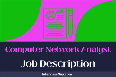 Computer Network Analyst Job Description [updated For 2025]