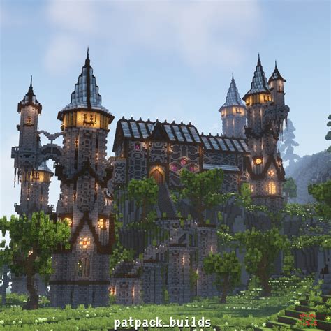 Minecraft Castel Idea Part Ii Minecraft Fantasy Castle Blueprints