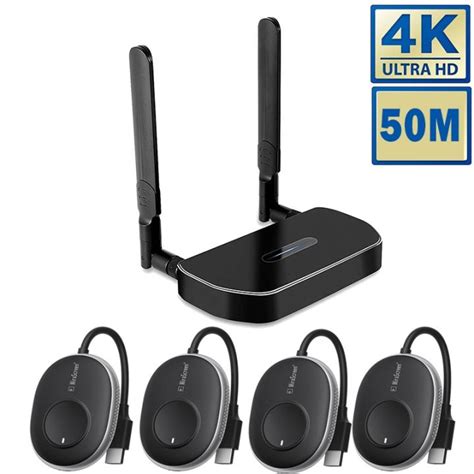 Wireless Hdmi Transmitter And Receiver Kits Full Hd 4k 30hz 5ghz 164ft Wireless Display Dongle