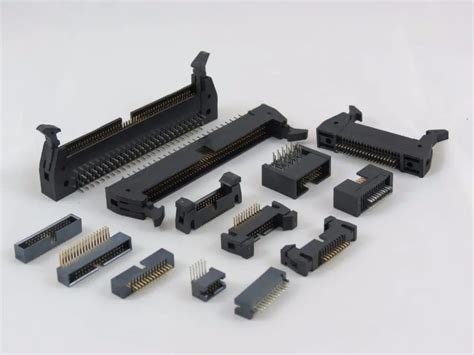 1 27mm Smt Pin Header Connector 2x20 Pin 40 Pin Smt Male Shrouded Pcb Box Header Idc Connector