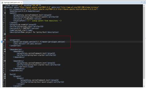 Maven Pomxml 첫줄 에러