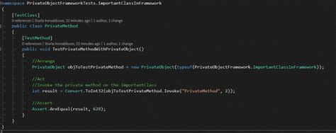Unit Testing Private Methods Using The Internal Keyword Repository Of