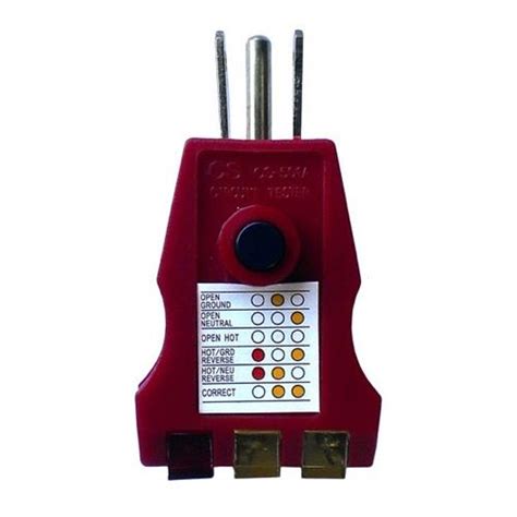 Triplett 9610 Plug Recepticle Tester Gfci Ground Fault Circuit Interupter Plug Bug2 Electrical Recep