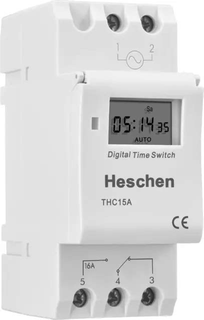 Digital Lcd Power Weekly Programmable Timer Relay Switch Thc15a Ac 220