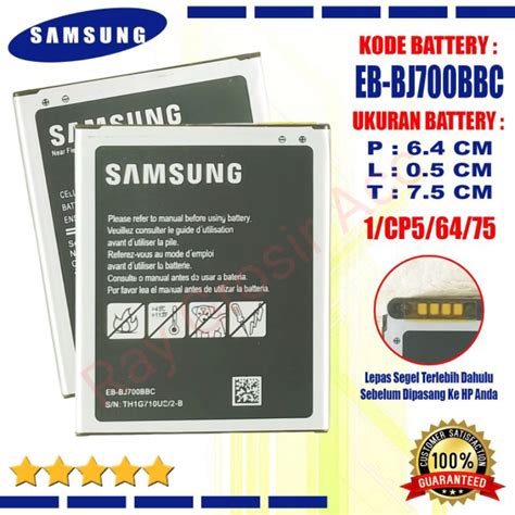 Jual Baterai Original Samsung Sein J J J J J Core Eb Bj Cbc Shopee Indonesia