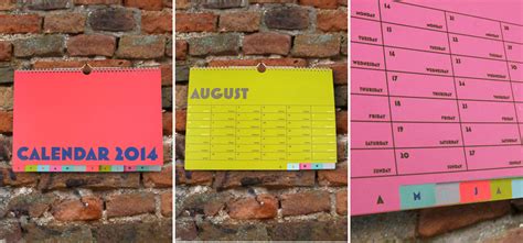 25 Modern Calendars For 2014