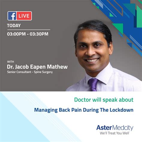 Aster Medcity Dr Jacob Eapen Mathew Senior Consultant Facebook