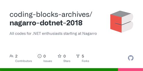 Github Coding Blocks Archivesnagarro Dotnet 2018 All Codes For Net