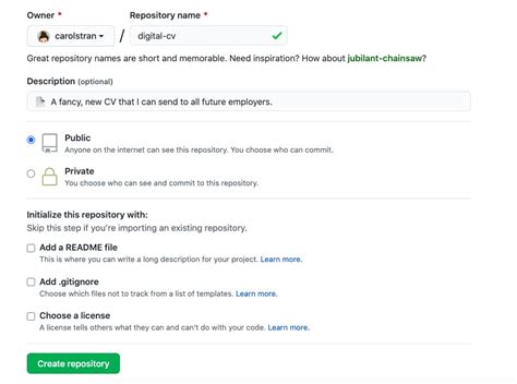 Creating A Digital Cv In Markdown On Github Carolyn Stransky
