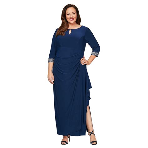 Cobalt Alex Evenings Ae4351416 Plus Size Long Formal Dress For 23999