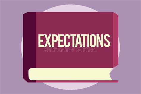 Conceptual Hand Writing Showing Expectations Business Photo Text
