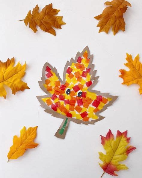 가을낙엽 액자 공예 어린이를 위한 공예 나뭇잎 공예