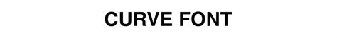 Curve Font Behance