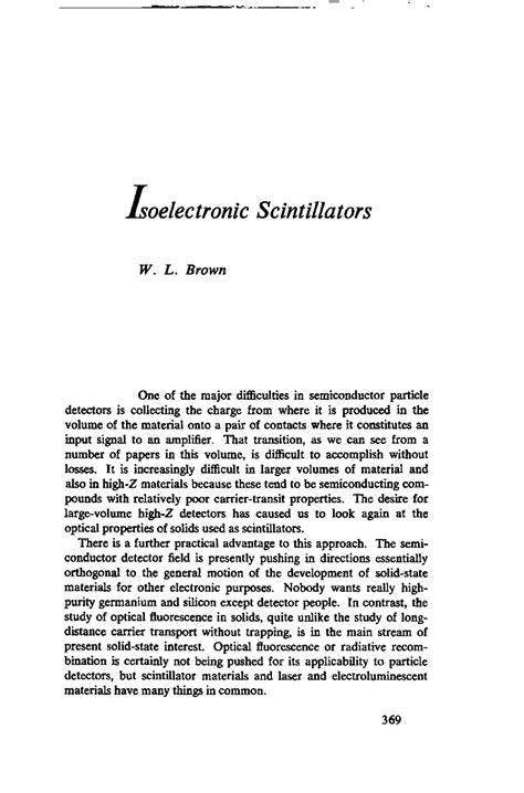 364 389 Semiconductor Nuclear Particle Detectors And Circuits The National Academies Press