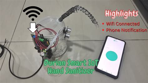 Arduino STEM RBT Project Durian UNO Arduino Durian Smart IoT Arduino Hand Sanitizer