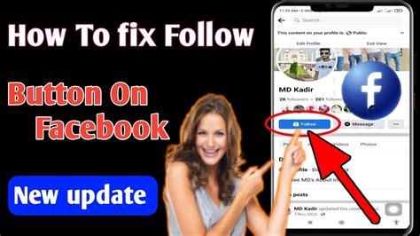 How To Fix Follow Button On Facebook Facebook Follow Button On Profile