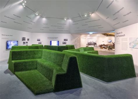 Studio Marco Vermeulen Adds Grass Blanket On Island Museum