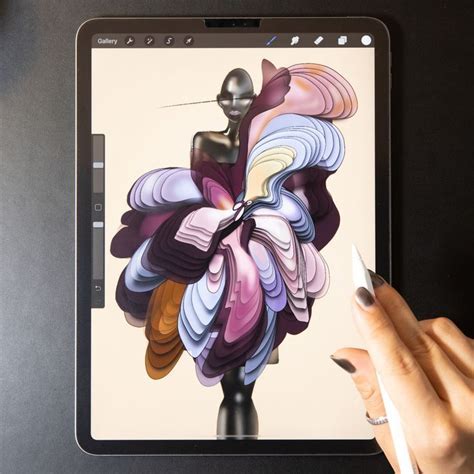 Procreate Digital Fashion Illustration Tutorial Shape On IPad Pro